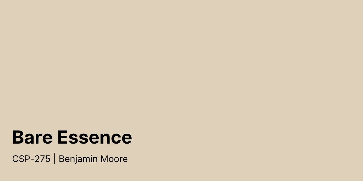 Benjamin Moore Bare Essence CSP-275 Paint Color | PaintPlan