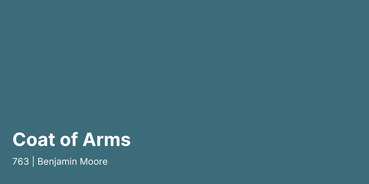 Benjamin Moore Coat of Arms 763 Paint Color | PaintPlan