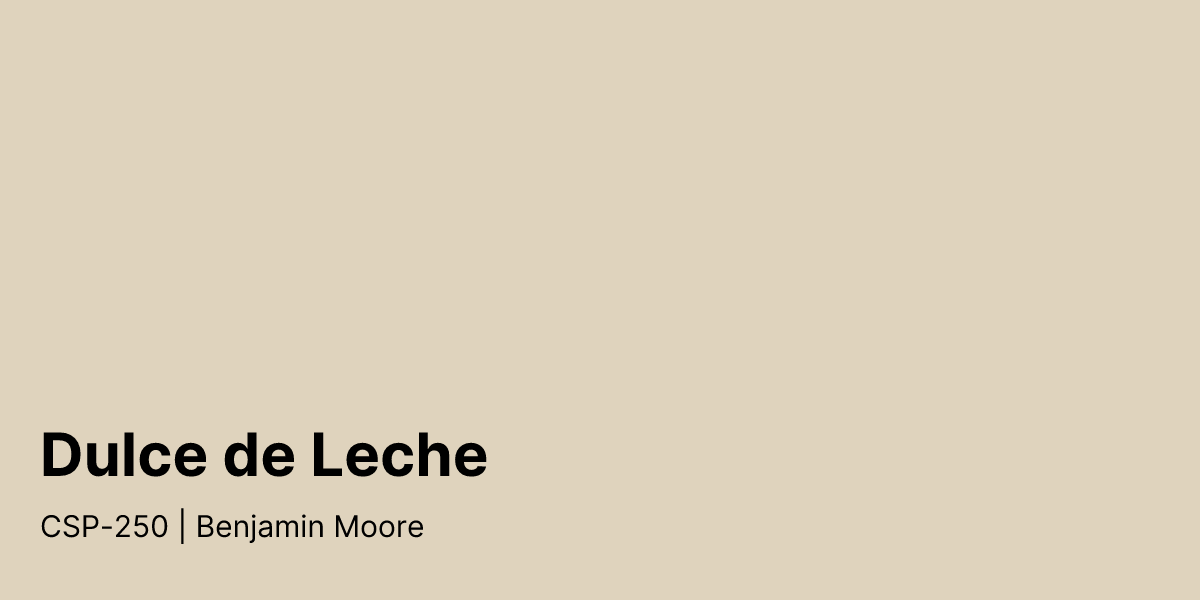 Benjamin Moore Dulce de Leche CSP-250 Paint Color | PaintPlan