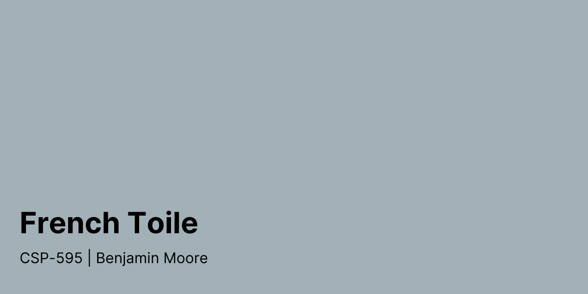 Benjamin Moore French Toile CSP-595 Paint Color | PaintPlan