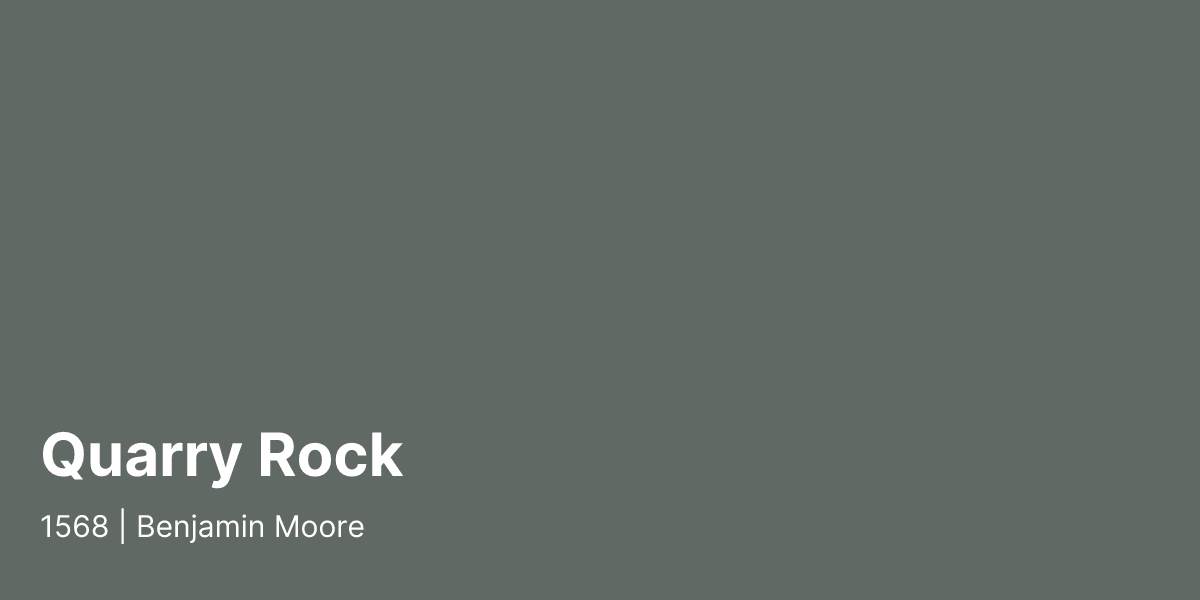 Benjamin Moore Quarry Rock 1568 Paint Color | PaintPlan