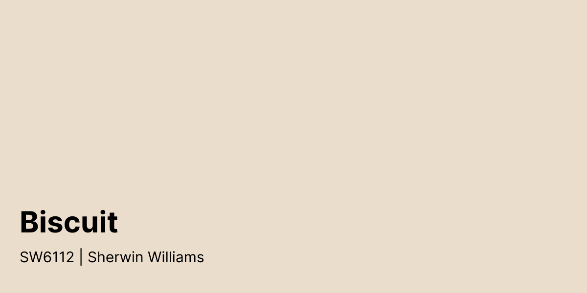 Sherwin Williams Biscuit SW6112 Paint Color | PaintPlan