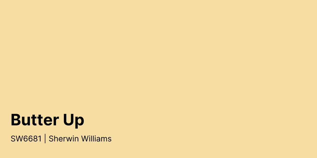 Sherwin Williams Butter Up SW6681 Paint Color | PaintPlan