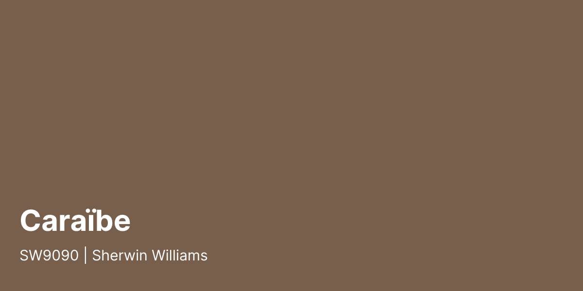 Sherwin Williams Caraïbe SW9090 Paint Color | PaintPlan