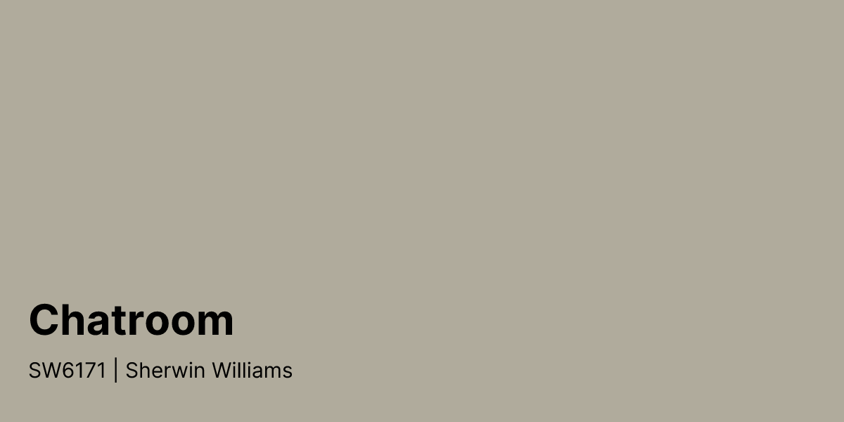 Sherwin Williams Chatroom SW6171 Paint Color | PaintPlan