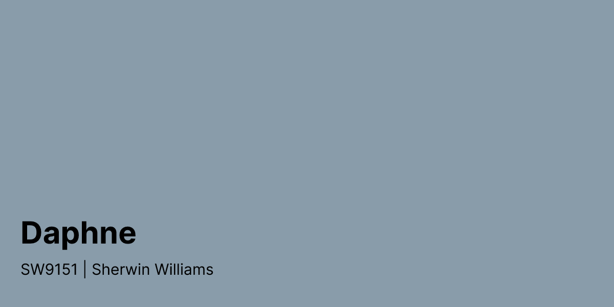 Sherwin Williams Daphne SW9151 Paint Color | PaintPlan