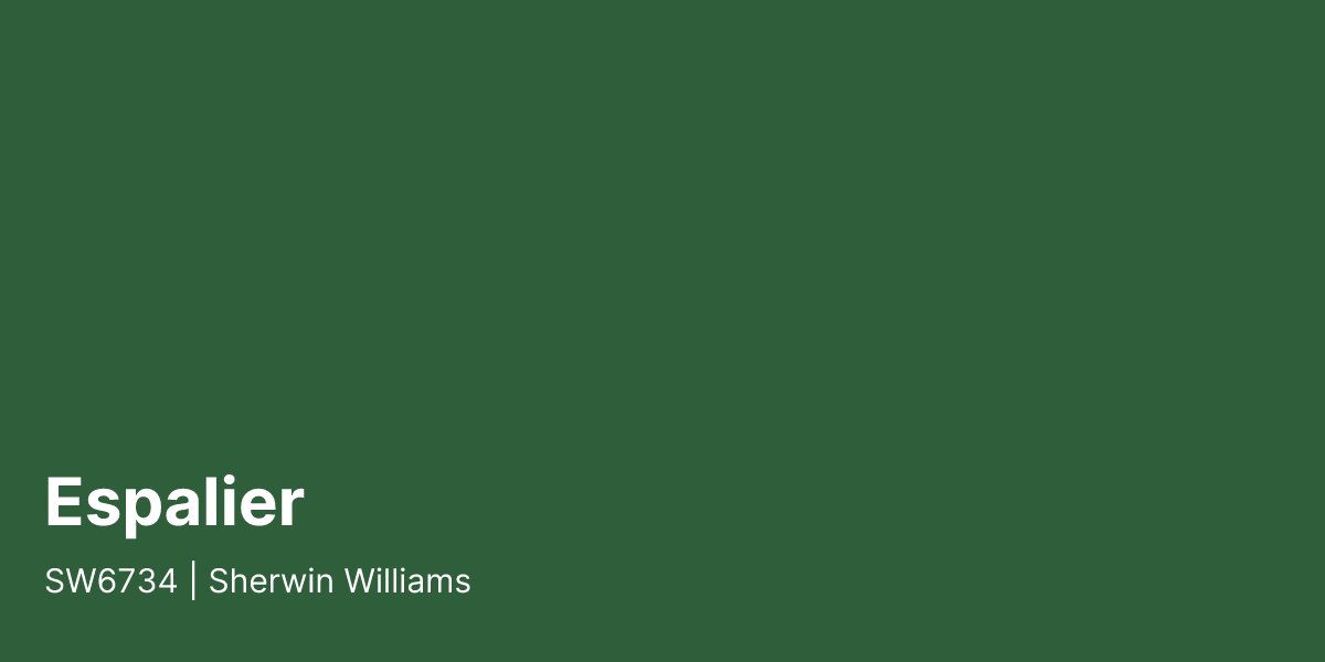 Sherwin Williams Espalier SW6734 Paint Color | PaintPlan
