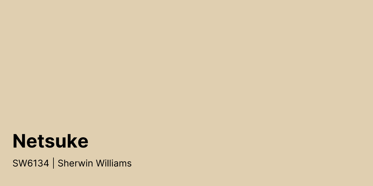 Sherwin Williams Netsuke SW6134 Paint Color | PaintPlan