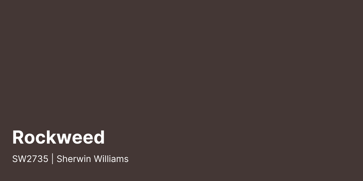 Sherwin Williams Rockweed SW2735 Paint Color | PaintPlan