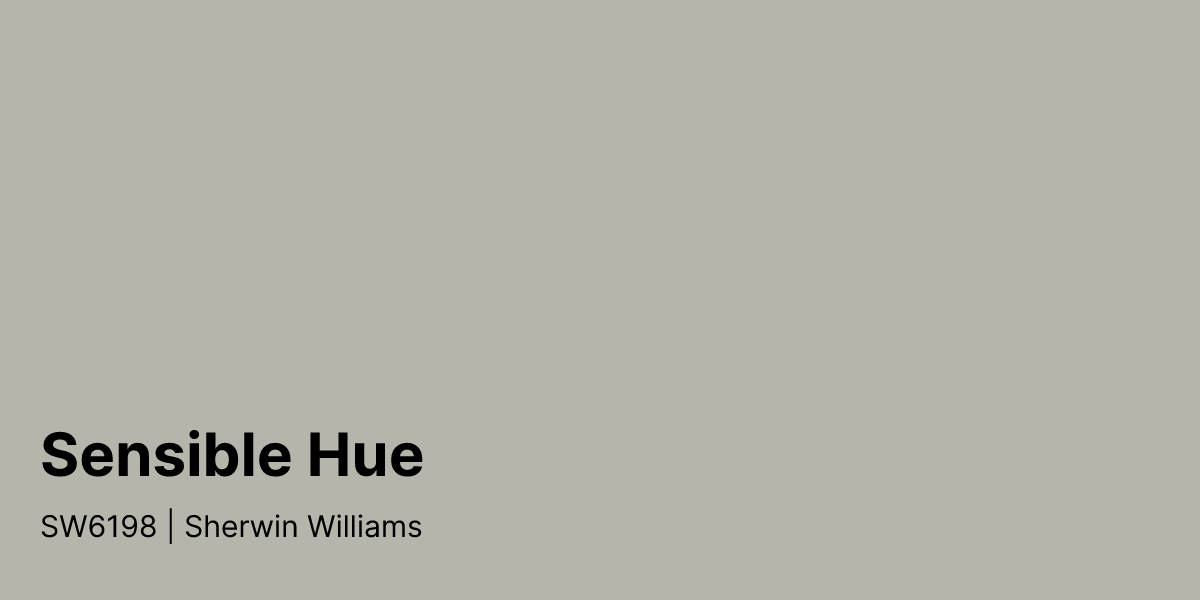 Sherwin Williams Sensible Hue SW6198 Paint Color | PaintPlan