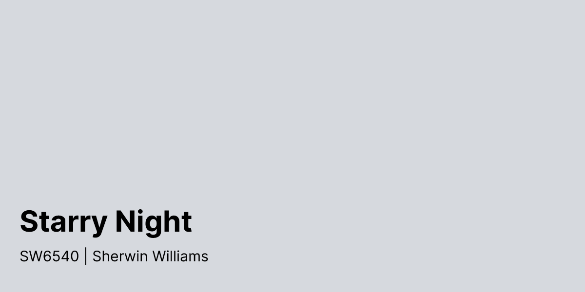 Sherwin Williams Starry Night SW6540 Paint Color | PaintPlan