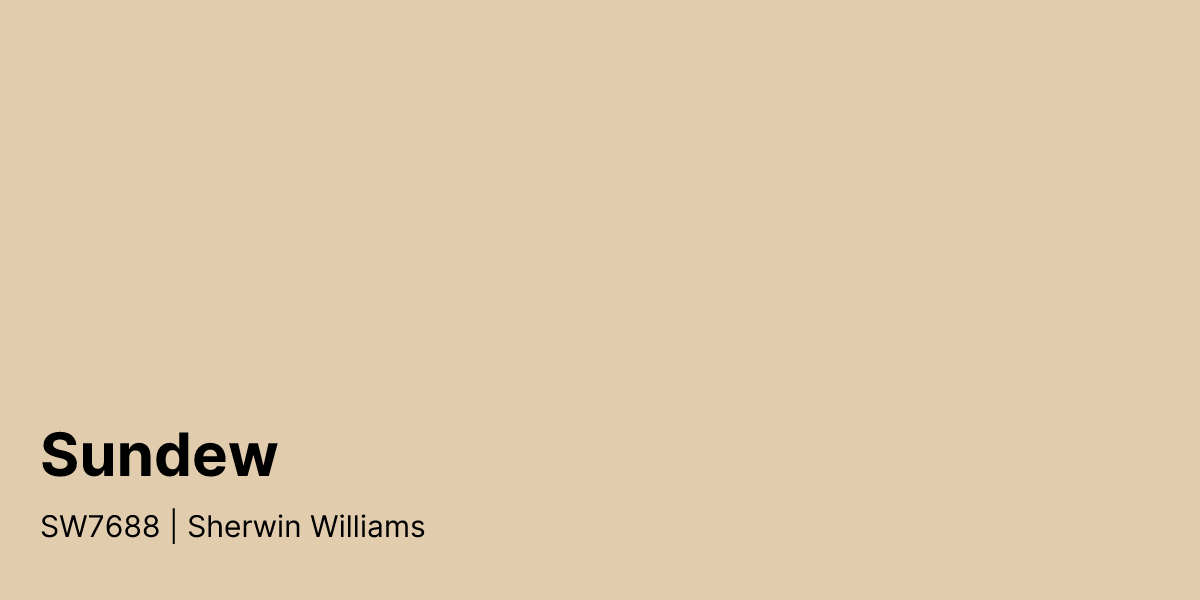 Sherwin Williams Sundew SW7688 Paint Color | PaintPlan