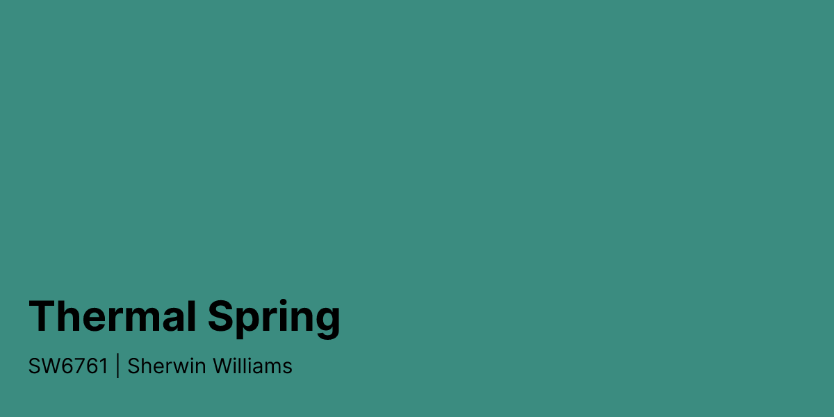 Sherwin Williams Thermal Spring SW6761 Paint Color | PaintPlan