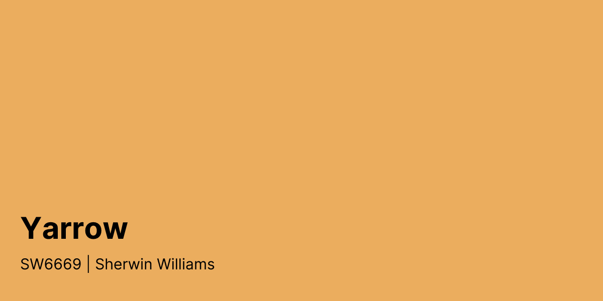 Sherwin Williams Yarrow SW6669 Paint Color | PaintPlan